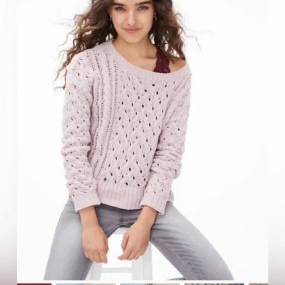 Pink Aeropostale Sweaters For Girls